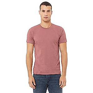 Bella + Canvas Unisex Heather CVC T-Shirt S HEATHER MAUVE