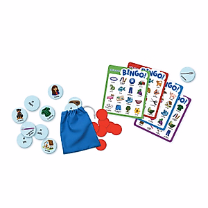 Peaceable Kingdom Spanish Bingo - Language-Learning Games for Kids - Includes a Pronunciation Guide