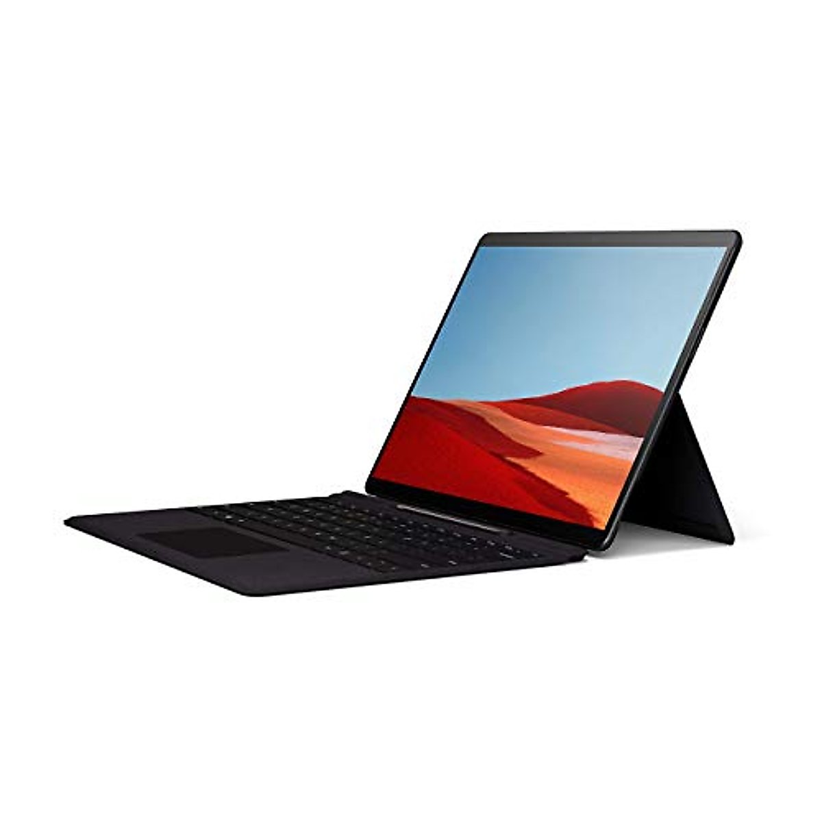 Microsoft Surface Pro X – 13" Touch-Screen – Microsoft SQ1 - 8GB Memory - 256GB Solid State Drive – WIFI + 4G LTE – Matte Black with Surface Pro X Signature Keyboard with Slim Pen, QWZ-00001
