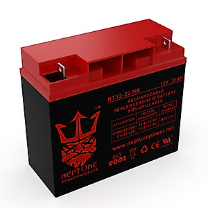 Neptune Brand 12V 22Ah SLA Replacement Jumper Starter Battery for Solar Booster PAC ES2500 (SP12-22)
