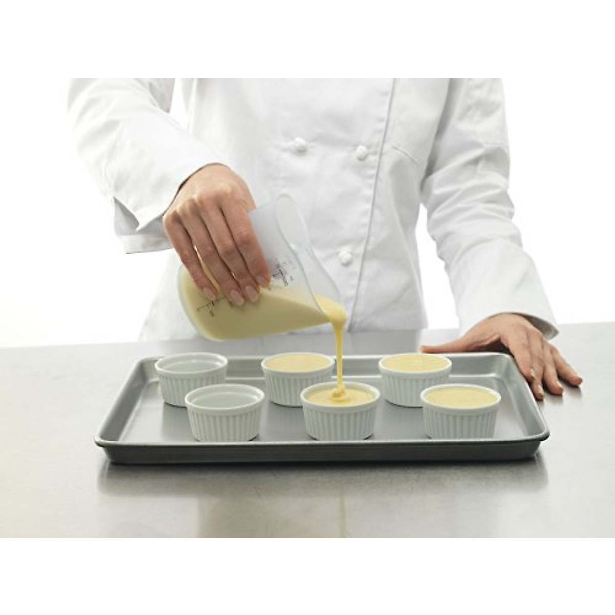 iSi Basics Measuring Set of 3 Silicone Flexible Measuring Cup, Translucent