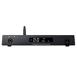 S.M.S.L AL200 Stereo Integrated Amplifier, 2-Channel Class D Audio Headphone Amp, MA5332MS Chip XMOS XU-316 MQA DSD Native 256, RCA/Bluetooth/USB/Coaxial/Optical Input with IR Remote Control