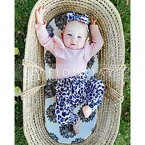 fioukiay Preemie Newborn Baby Girls Clothes Infant Romper Bodysuit Pants Clothing Set Fall Winter Outfits (Pink Leopard 01, Preemie)