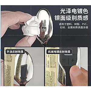 (6PCS/Set) MS-51~56 Electroplated Metal Color Marker Chrome Mirror Pen Assembly Model Painting Tools