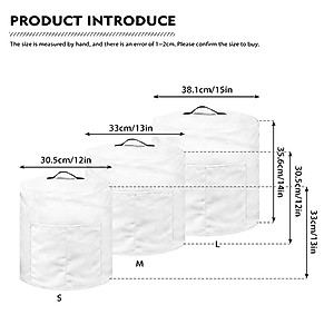 Tutolipy Flower Print Pressure Cooker Cover Dust Cover for Rice Cooker,Bread Cooker,Air Fryer,Durable and Washable,Dust Proof for Electric Appliance