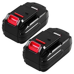 OHYES BAT 18 Volt PC18B Replacement Battery Compatible with Porter Cable 18V Battery PC18B-2 PCC489N PC18BLEX 2Packs