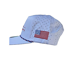 All Possibilities 369 USA Titties Gray with White Mesh Golf Hat Men Women Funny Baseball Cap Trucker Hat (US, Alpha, One Size, White)