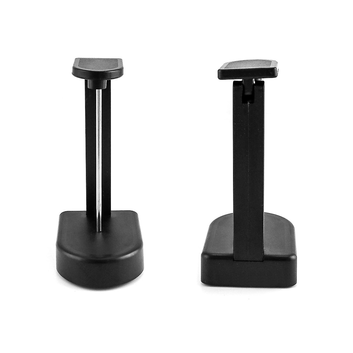 QWORK Paper Memo Holder Receipt Holder, 2 Packs Black Receipt Invoice Spike Stick Bill Fork Memo Note Spike with Safety Cap and Base