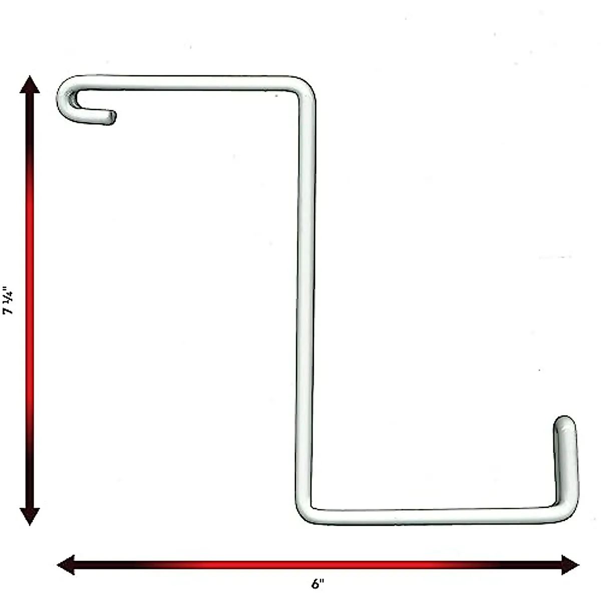 HyLoft 00212 Add-On Storage Hook Accessory for HyLoft Model-540 Ceiling Rack, 4 Count , White