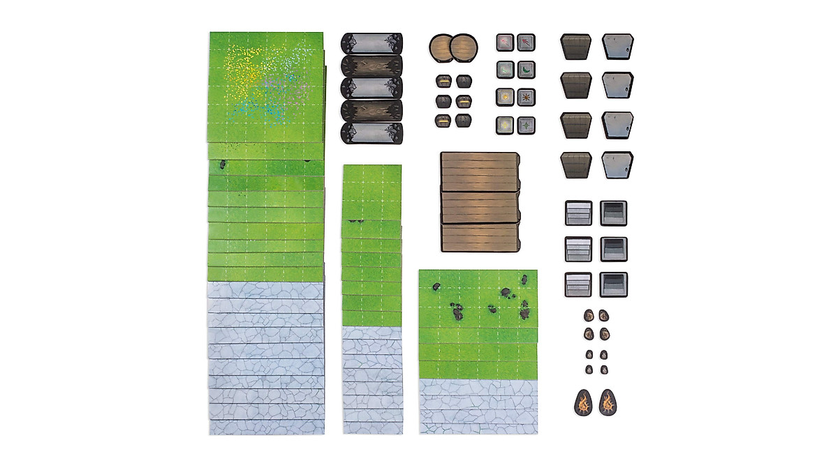 Stratagem Master’s Atlas Grid Tiles for DND RPG - Reversible Map Set