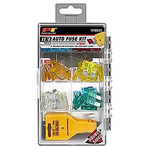 Performance Tool W9045 113pc Auto Fuse kit w/ Tester