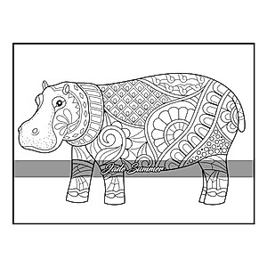 100 Animals: An Adult Coloring Book with Lions, Elephants, Owls, Horses, Dogs, Cats, and Many More!