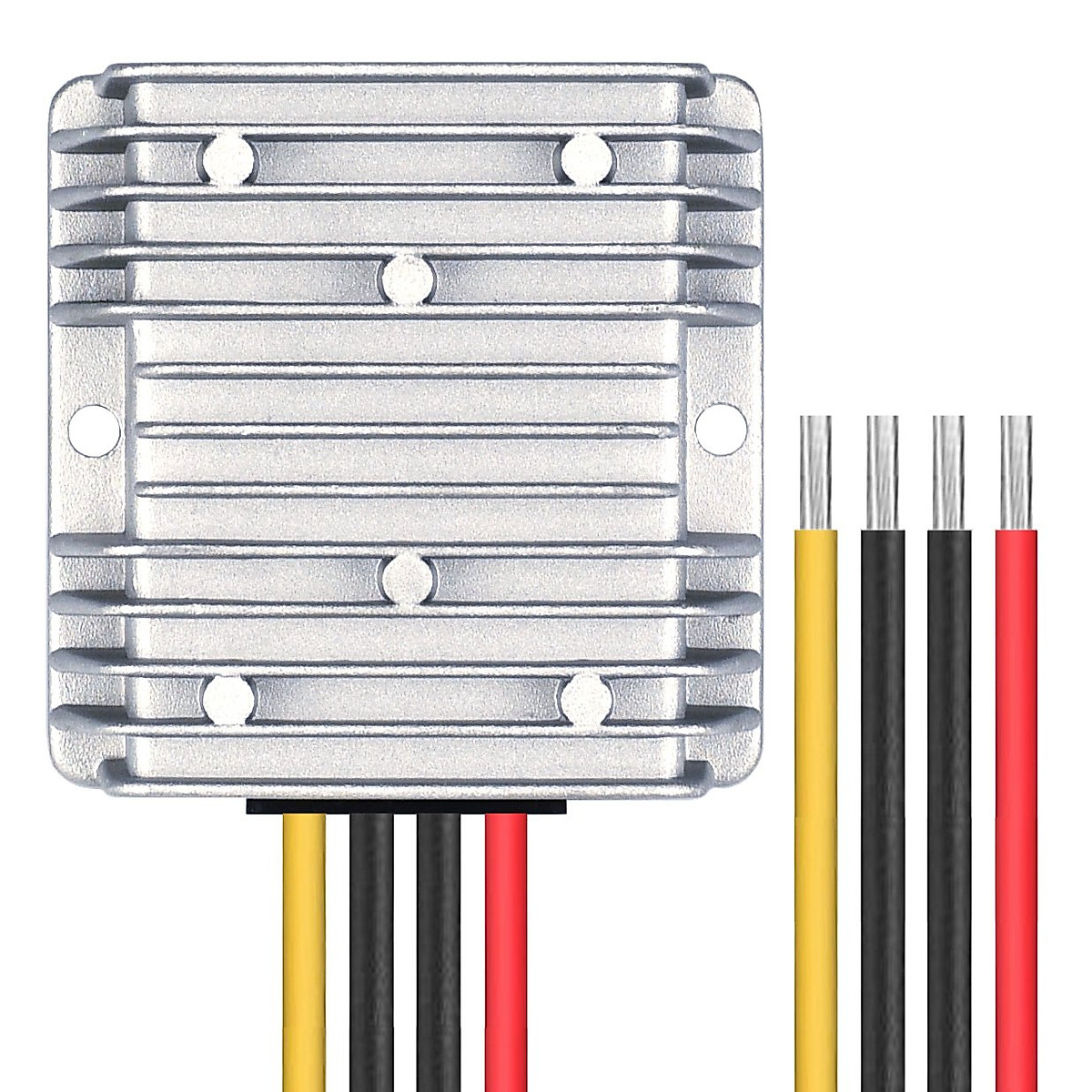 Cllena DC 8V-40V to 12V 10A Automatic Buck Boost Converter Step Down/Up Regulator Voltage Reducer Converter Waterproof Regulated DC Power Supply for Golf Cart Club Car LED Light