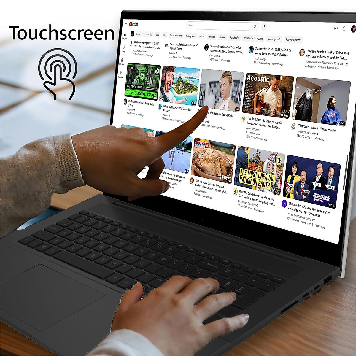 LG gram 14 Laptop 2in1 - Touchscreen Stylus Pen - 16 Core Intel Ultra 7 155H - 32GB RAM - 2TB SSD - Intel Evo Laptop - Backlit Keyboard - Ultrathin - AI PC - Windows 11-2024