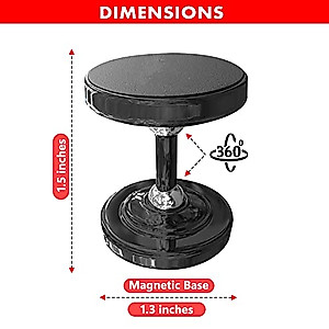 NorthCoastTrendy Gym Dual Magnetic Mount and Phone Holder. N50 Magnet- Top Magnetic Hold for Any Metal Surface. Videos and Pictures.
