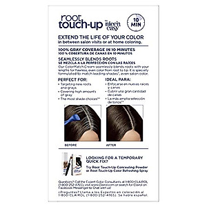 Clairol Root Touch-Up by Nice'n Easy Permanent Hair Dye, 4G Dark Golden Brown Hair Color, Pack of 1