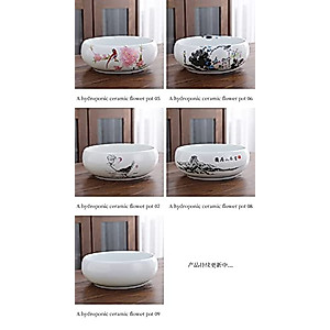 Nautance Beautiful 8-inch Ceramic Pot for Succulents and Indoor Plants,Planters for Succulents, Flower Pots for Your Home Decor or Office