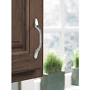 Amerock | Cabinet Pull | Polished Chrome | 3 inch (76 mm) Center-to-Center | Ravino | 1 Pack | Drawer Pull | Drawer Handle | Cabinet Hardware
