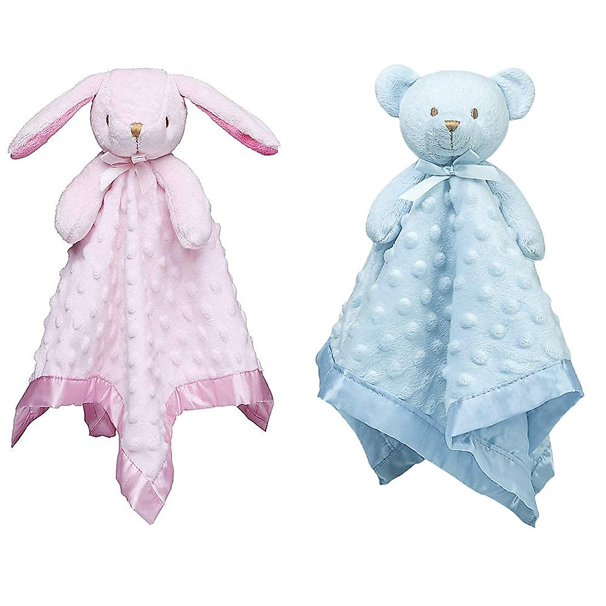 Pro Goleem Bunny and Bear Security Blanket, 16''
