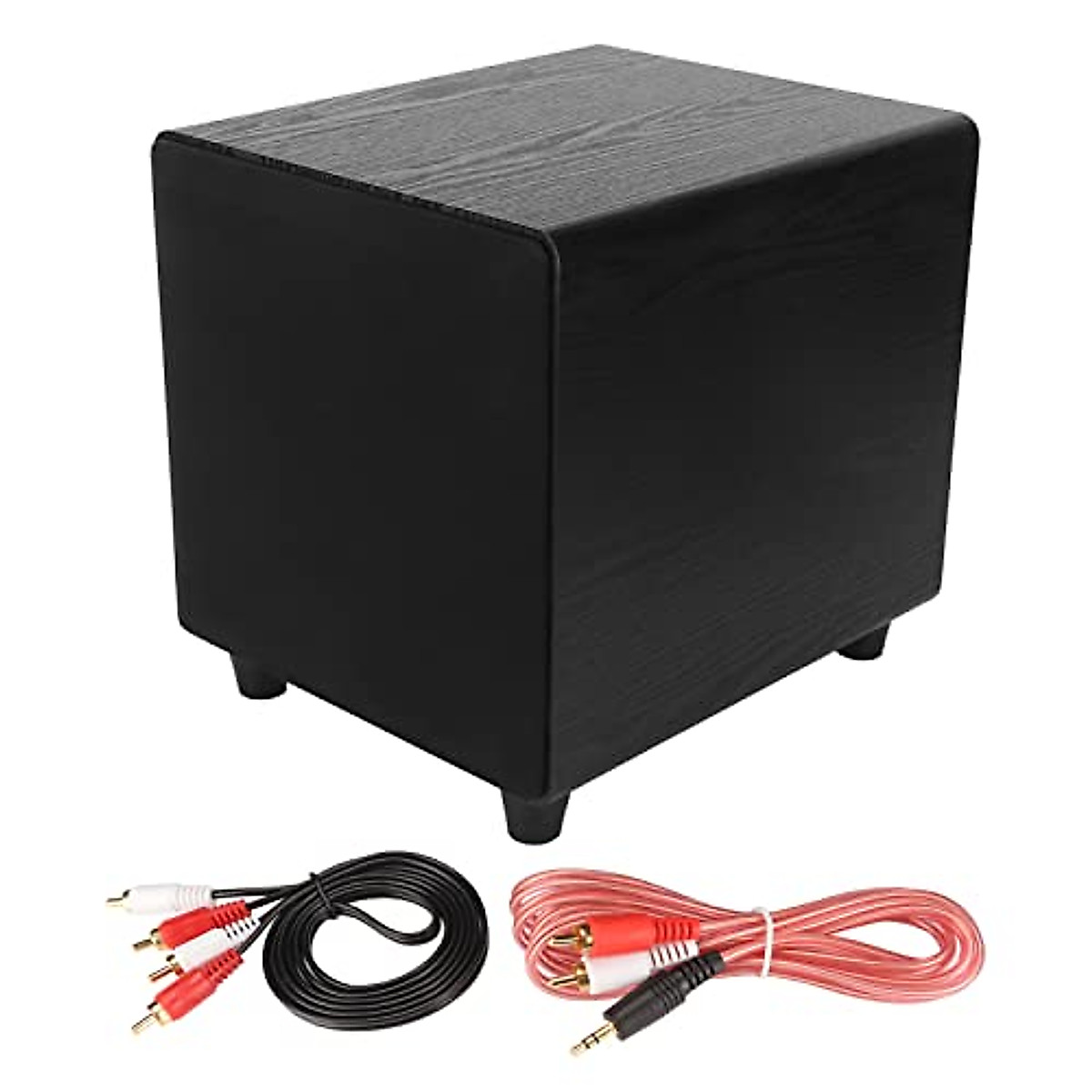 Active Speaker, 10 Inch 100‑240V Flexible High Output Sound Pressure Excellent Transient Powered Subwoofer Powerful for Active Speakers (US Plug)