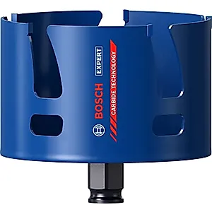 Bosch 1x Expert Construction Material Hole Saw (for Softwood, Chipboard, Ø 105 mm, Professional Accessory Rotary Drill/Drivers)