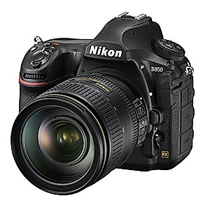 Nikon D850 45.7MP DSLR Digital 4K Video Camera with AF-S NIKKOR 24-120mm f/4G ED VR Lens with Wi-Fi - (Black) - (International Version)