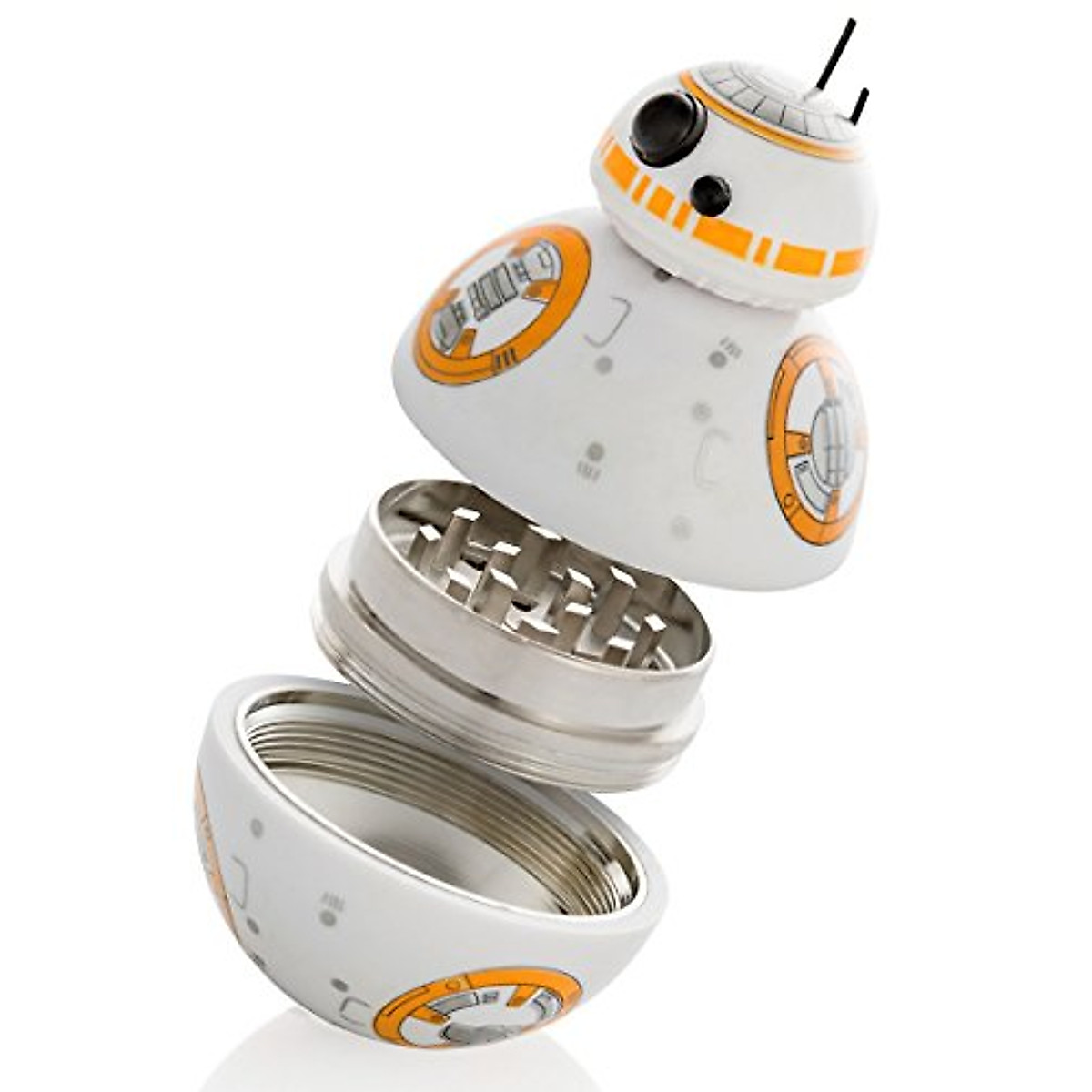 Star Wars Spice Grinder, BB-8 Grinder ,Perfect Size 2", 3 Piece Spice Grinders