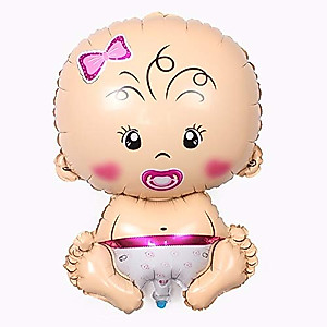 Baby Shower Decorations for Girl,Girl Baby Shower Balloons, Its a Girl Sash for Baby Shower