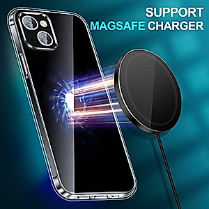 Vakoo for iPhone 13 Case, Anti-Yellow Soft Silicone Shockproof Protective Phone Case - Crystal Clear