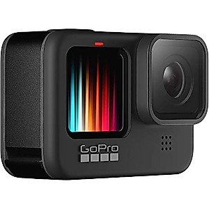 GoPro HERO9 Black - Waterproof Action Camera with Front LCD and Touch Rear Screens, 5K Ultra HD Video, 20MP Photos, 1080p Live Streaming, Webcam, Stabilization