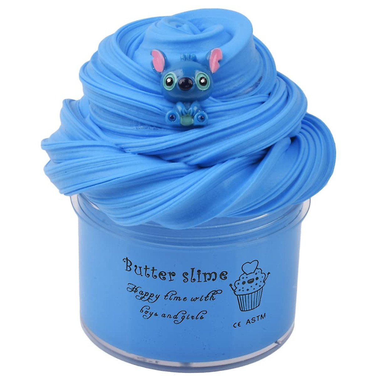 3 Pack Butter Slime Kit Blue Green Yellow Sludge Putty Toys Birthday for Kids Party Favors Art Craft Stress Relief Toy for Girls Boys