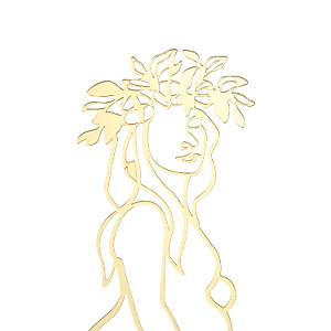 Pregnant woman silhouette, for Expectant Mothers Party Gold Mirror Cake Topper, Mother To Be Party Cake Decorations Supplies Acrylic,Pregnant lady baby shower cake topper, Pregnancy line art.