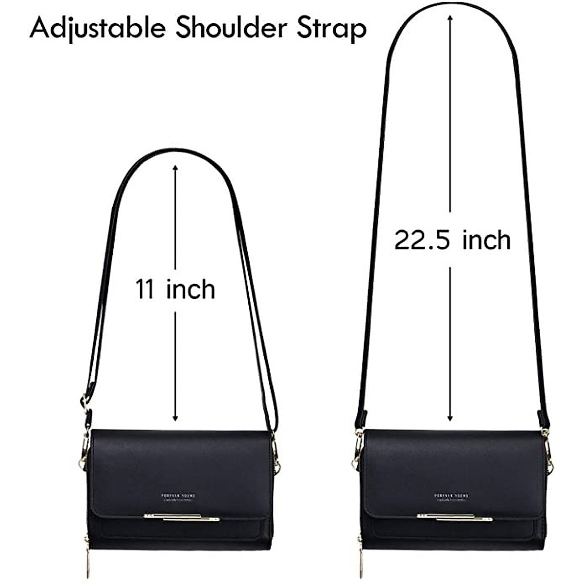 Weilan Small Crossbody Bag for Women,Cell Phone Purse Women's Shoulder Handbags Wallet Purse with Credit Card Slots