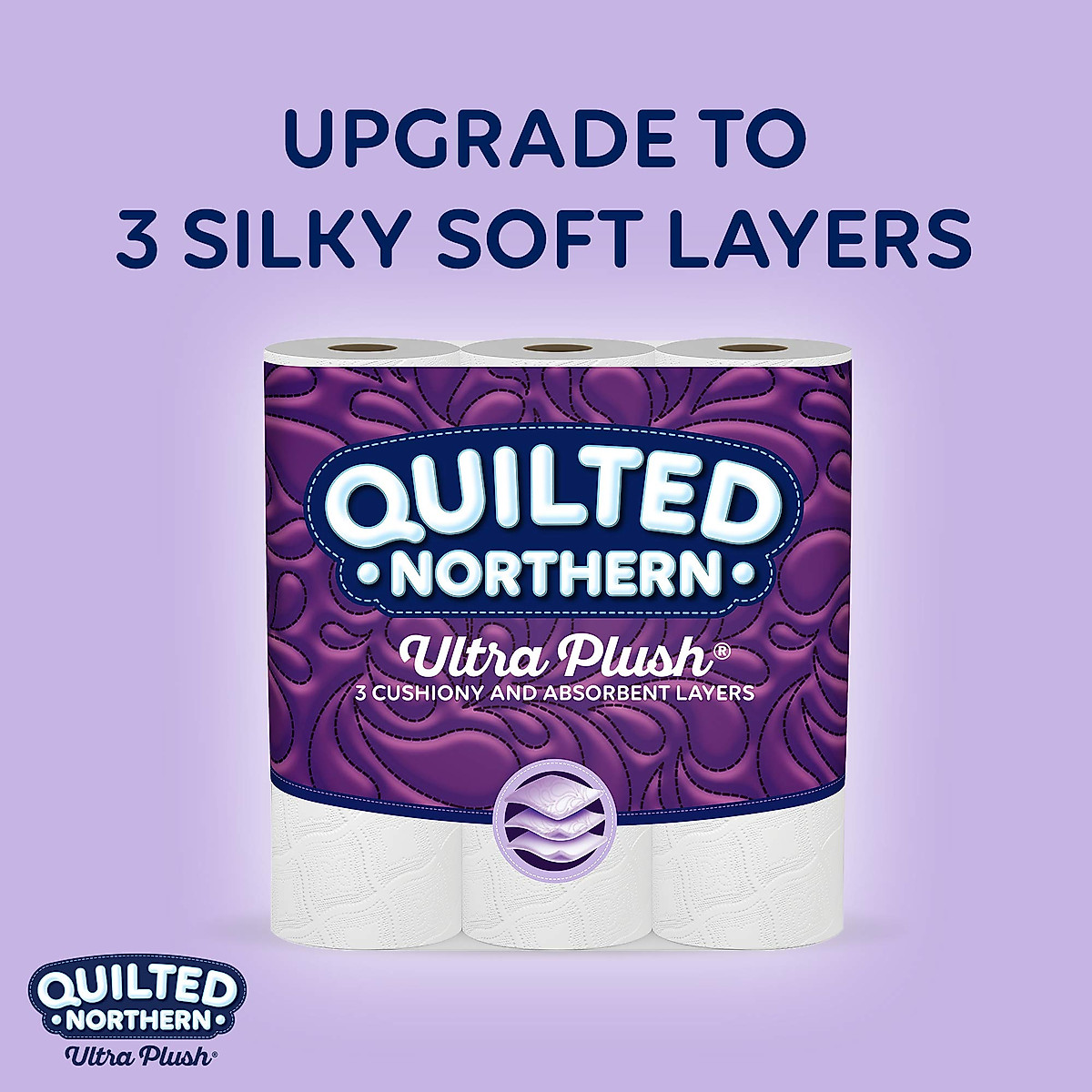 Quilted Northern Ultra Plush Toilet Paper, Double Rolls, 12 Count of 176 3-Ply Sheets Per Roll, 12 Count (Pack of 1)