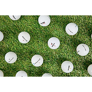 Clean Green Used Golf Balls 48 Pack Recycled Used Wilson Golf Balls - includes a Mix of Cheap Golf Balls for Wilson Triad Golf Ball, Wilson Staff Golf Balls, Wilson Duo Soft Golf Balls