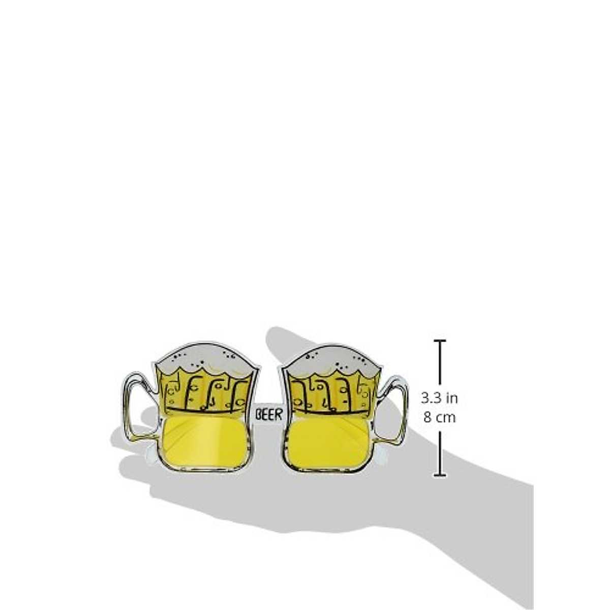 Beer Mug Fanci-Frames Party Accessory (1 count) (1/Pkg)