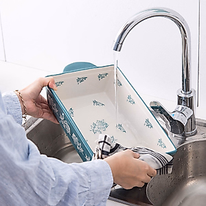 Wisenvoy Baking Dish Ceramic Lasagna Pan Casserole Dish 3-Piece Bakeware Sets Baking Dishes Baking Set Baking Dish Set