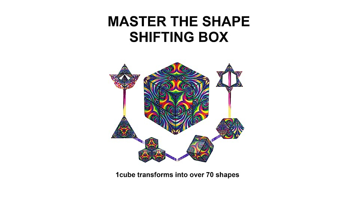 Shashibo Shape Shifting Box - Award-Winning Magnetic Puzzle Toy