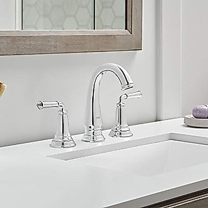 American Standard 7052807.002 Delancey Widespread Bathroom Faucet with Pop-up Drain, Polished Chrome