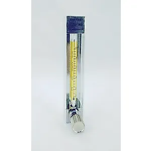 LZB -3WB, Glass rotameter Flow Meter with Control Valve for Water/air/Gas Micro Float Flowmeter Nitrogen (Air 0.2~2L/min)