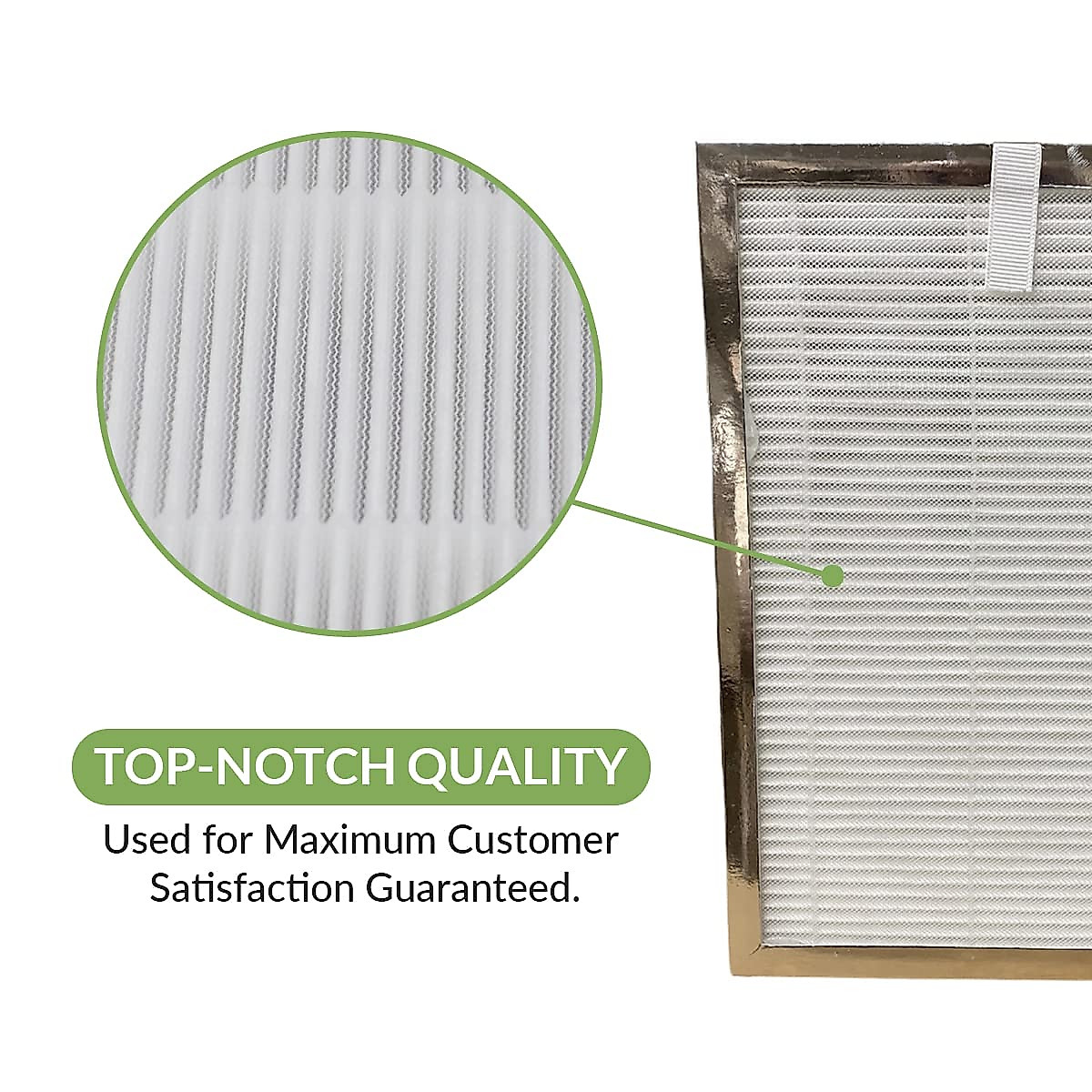 Homeland Goods 25 Replacement Filters Compatible with 25 B1/S1/W1 Air Purifier, 3-in-1 True Hepa and Activated Carbon Filter 4 Pack