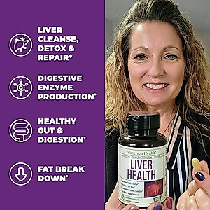 Liver Cleanse Detox & Repair - Artichoke Extract Liver Health Formula for Liver Detox & Liver Cleanse - Liver Support Supplement with Milk Thistle, Turmeric, Ginger, Dandelion, Zinc and more. 60 pills