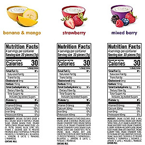 Happy Baby Organics Yogis Freeze-Dried Yogurt & Fruit Snacks, Variety Pack, 1 Ounce (Pack of 6)