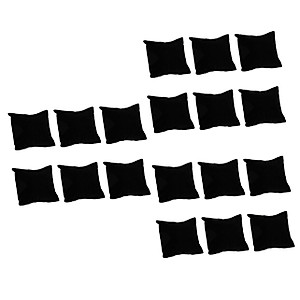 USHOBE 18 Pcs Bracelet Organizer Bracelet Holder Display Linen Foam Watch Black Case Bracelet Watch Pillow Velvet Pillow Jewelry Display Supplies 12x12 Pillow Insert Vintage Ria