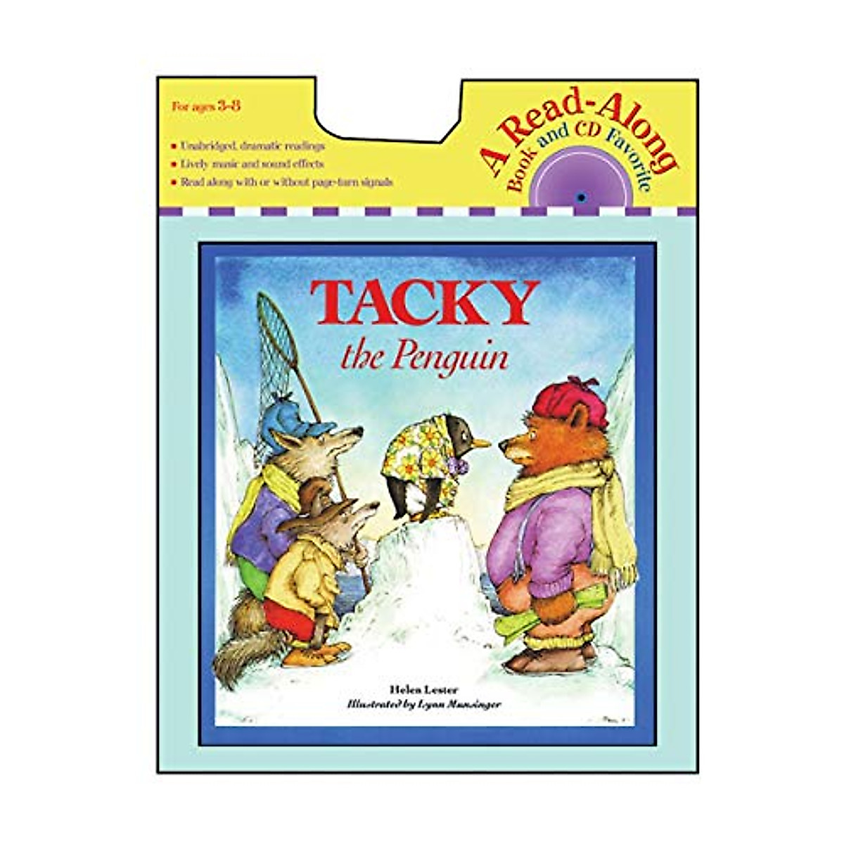 Kaplan Early Learning Read Aloud Books and CDs - Set of 6 Classic Children's Books - Curious George | Brown Bear, Brown Bear | Tacky The Penguin