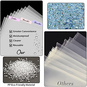 A3 Diamond Painting Storage Book, 60 Views Art Portfolio Presentations Folder with 30 Pages Protectors, 17.3x12.8in