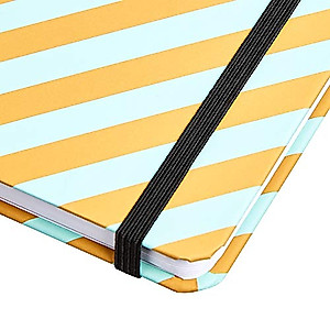 Amazon Basics Bonded Leather Journal, Assorted Colors, 5-Pack