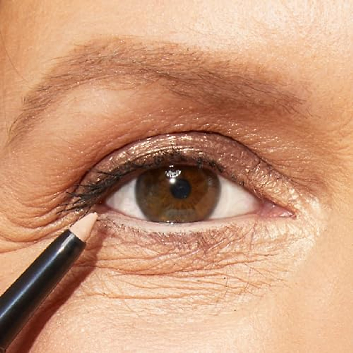 LAURA GELLER NEW YORK INKcredible Gel Eyeliner - Beige to Beige - Waterproof Smudge-proof Eyeliner Pencil - Built in Sharpener