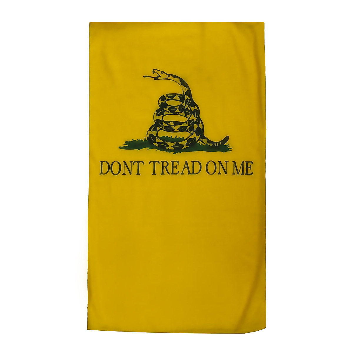 International Tie Gadsden 'Don't Tread on Me' Bandana – Face Mask, Soft & Breathable Material Multi-Functional Neck Gaiter, Balaclava, Sunmask or Headband (Don't Tread on Me)
