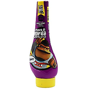 Moco de Gorila Sport Squizz, Hair Styling Gel, Long-Lasting Hold, Reactivatable with water, 3-Pack of 11.92 Oz Each, 3 Squeezable Bottles.